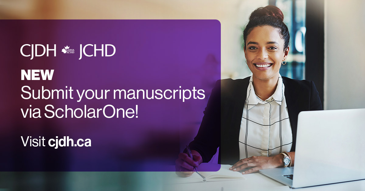 Submit a Manuscript to CJDH